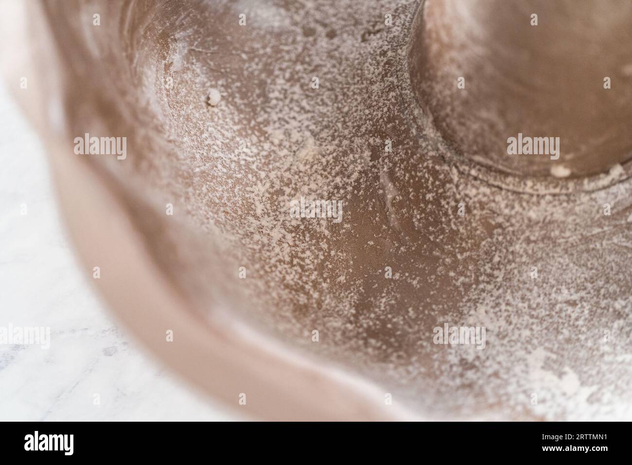 Lemon blueberry bundt cake with powdered sugar dusting Stock Photo - Alamy
