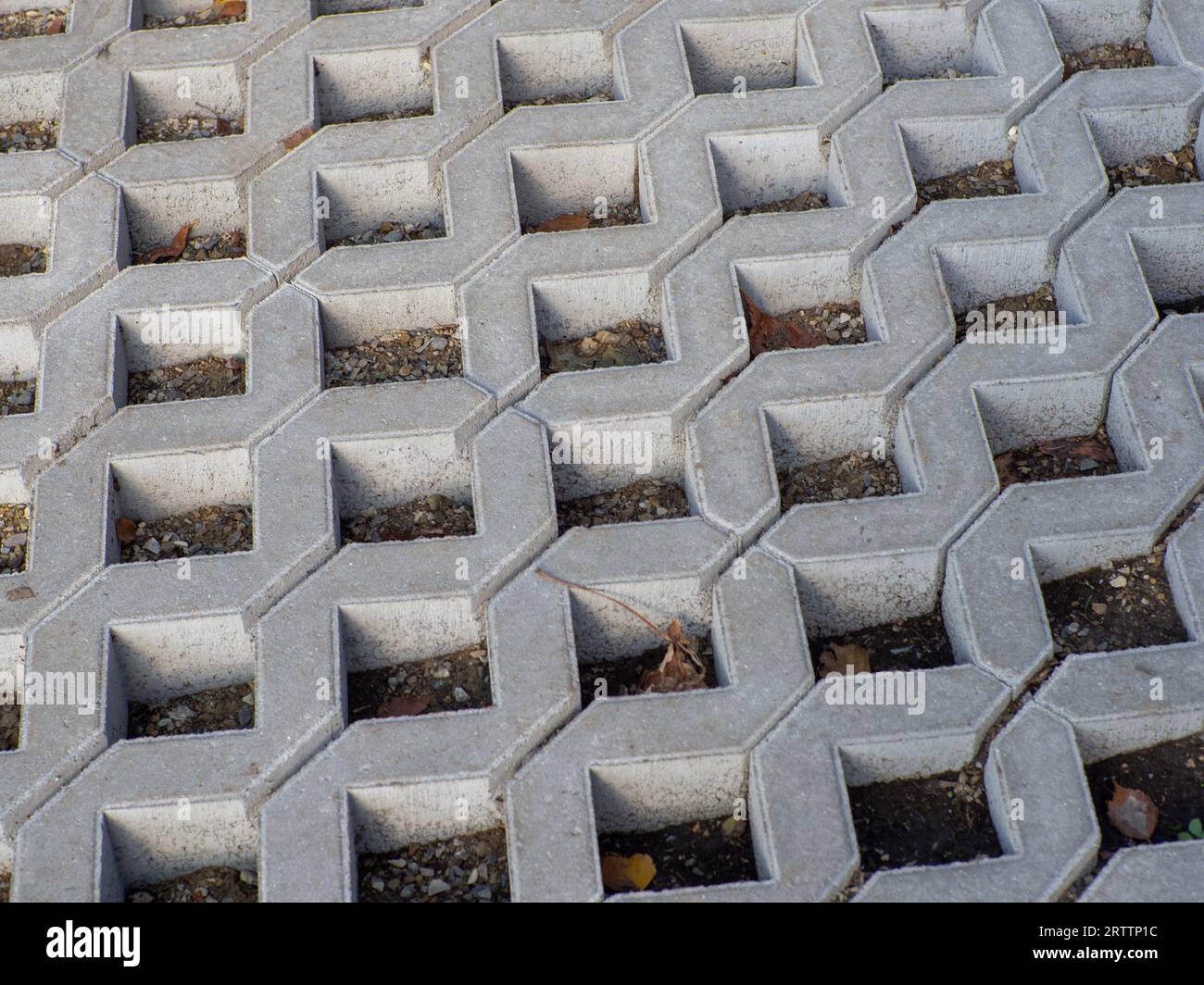 Concrete grid pavers hi-res stock photography and images - Alamy