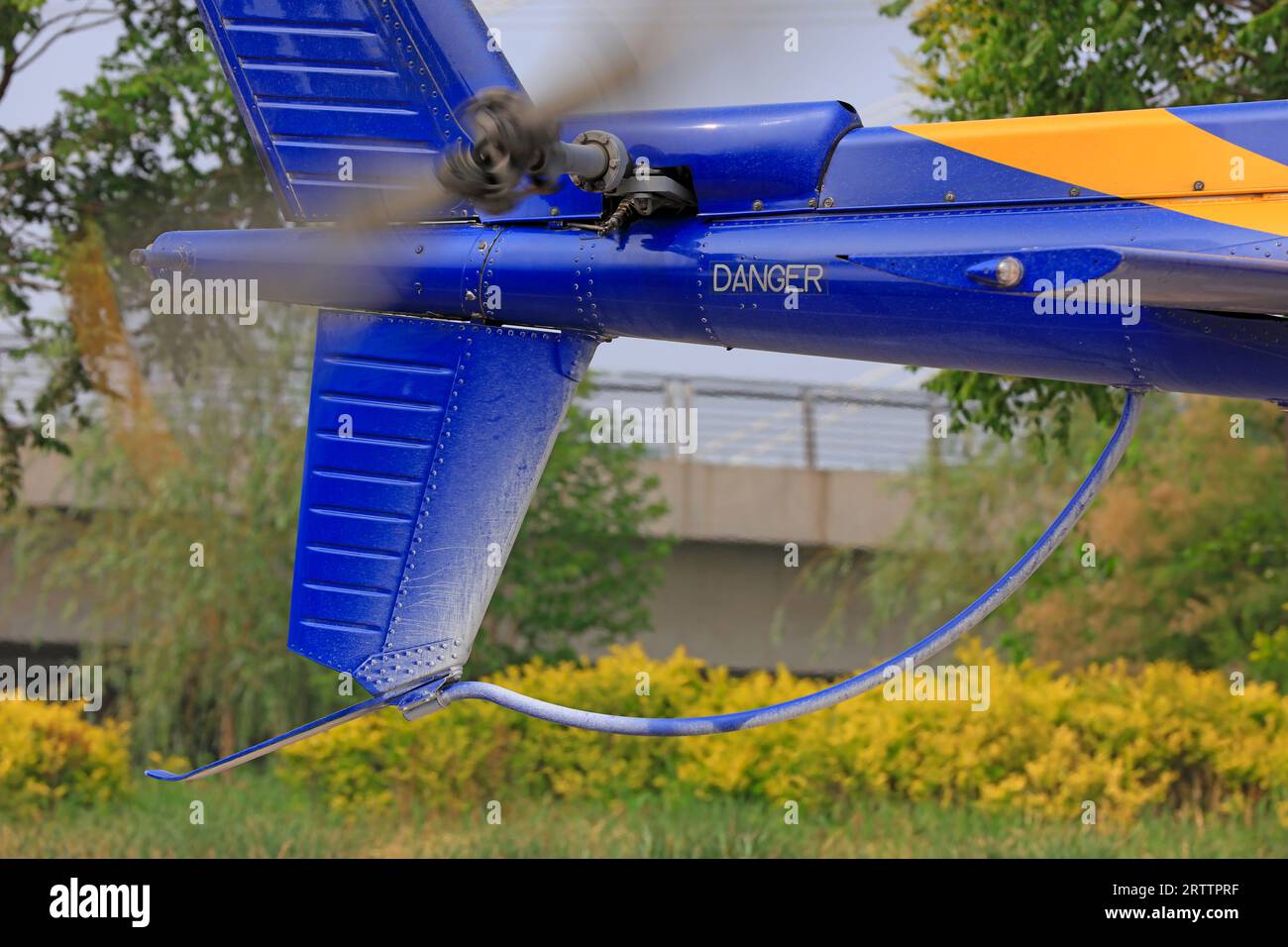 Helicopter Tail Wing Stock Photo - Alamy