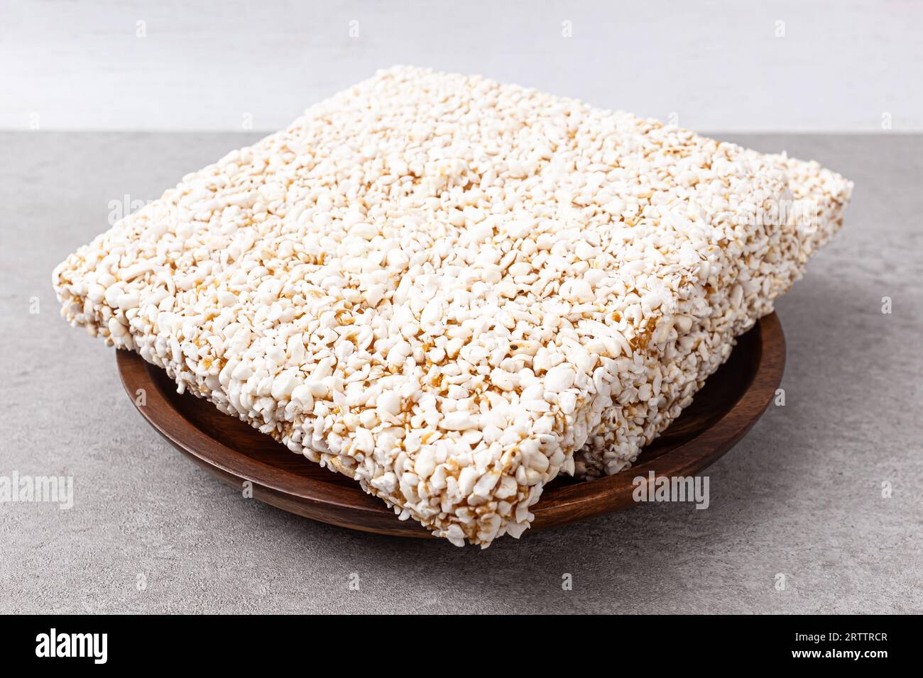 Traditional Korean snack made from glutinous rice and grain syrup Stock ...