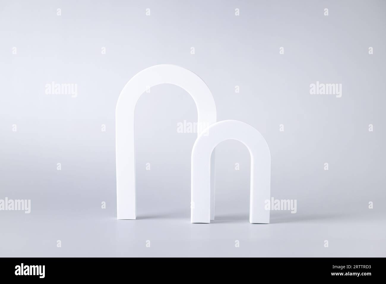 Abstract background with arch for product presentation. Modern scene ...