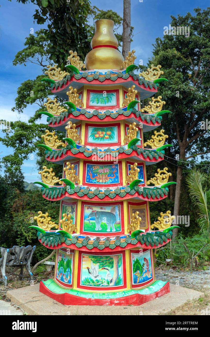 Chao Por Koh Chang Shrine temple, Koh Chang Island, Thailand Stock ...