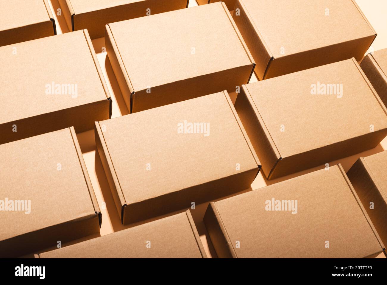 Rows boxes hi-res stock photography and images - Alamy