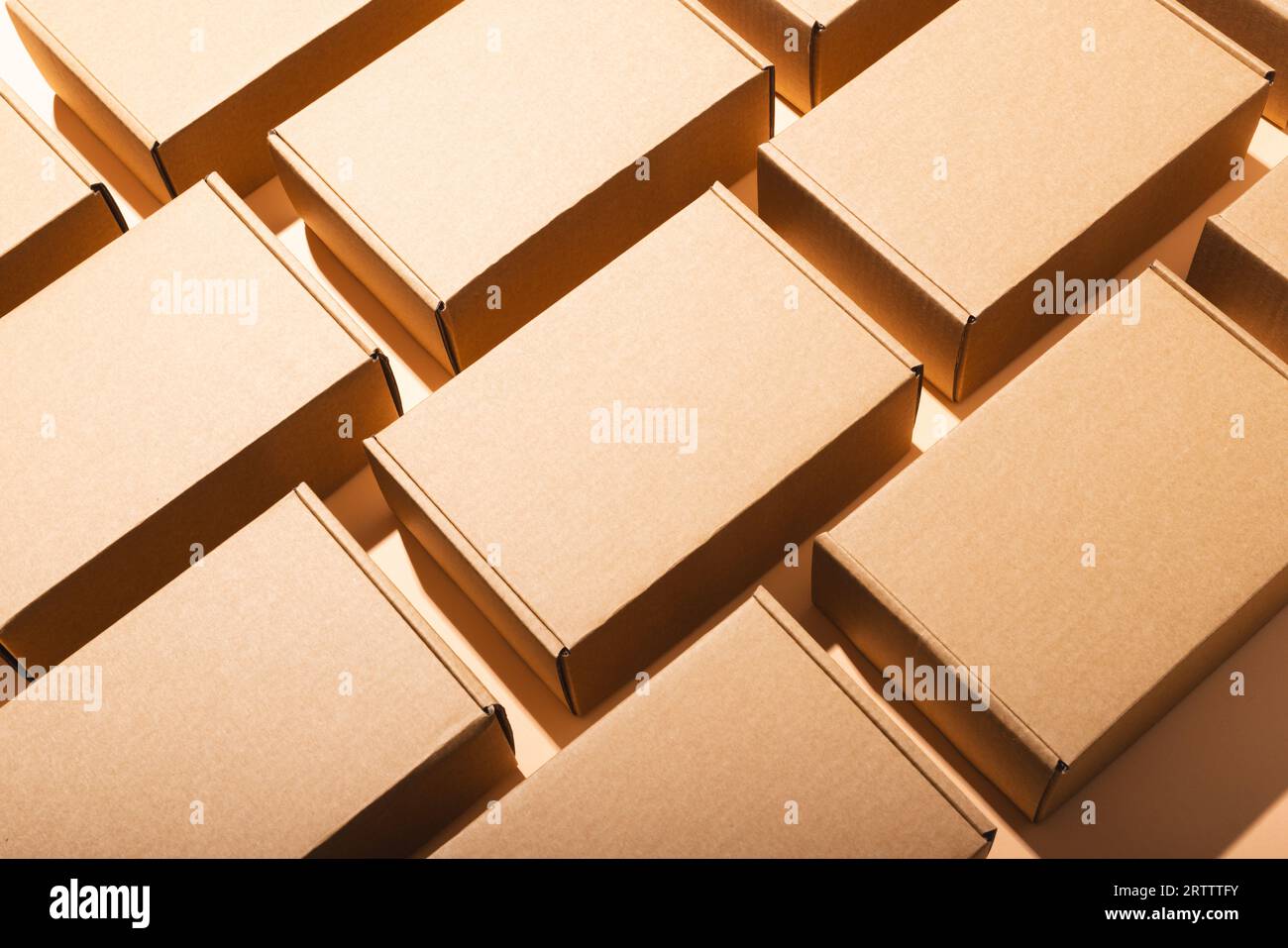 Rows boxes hi-res stock photography and images - Alamy