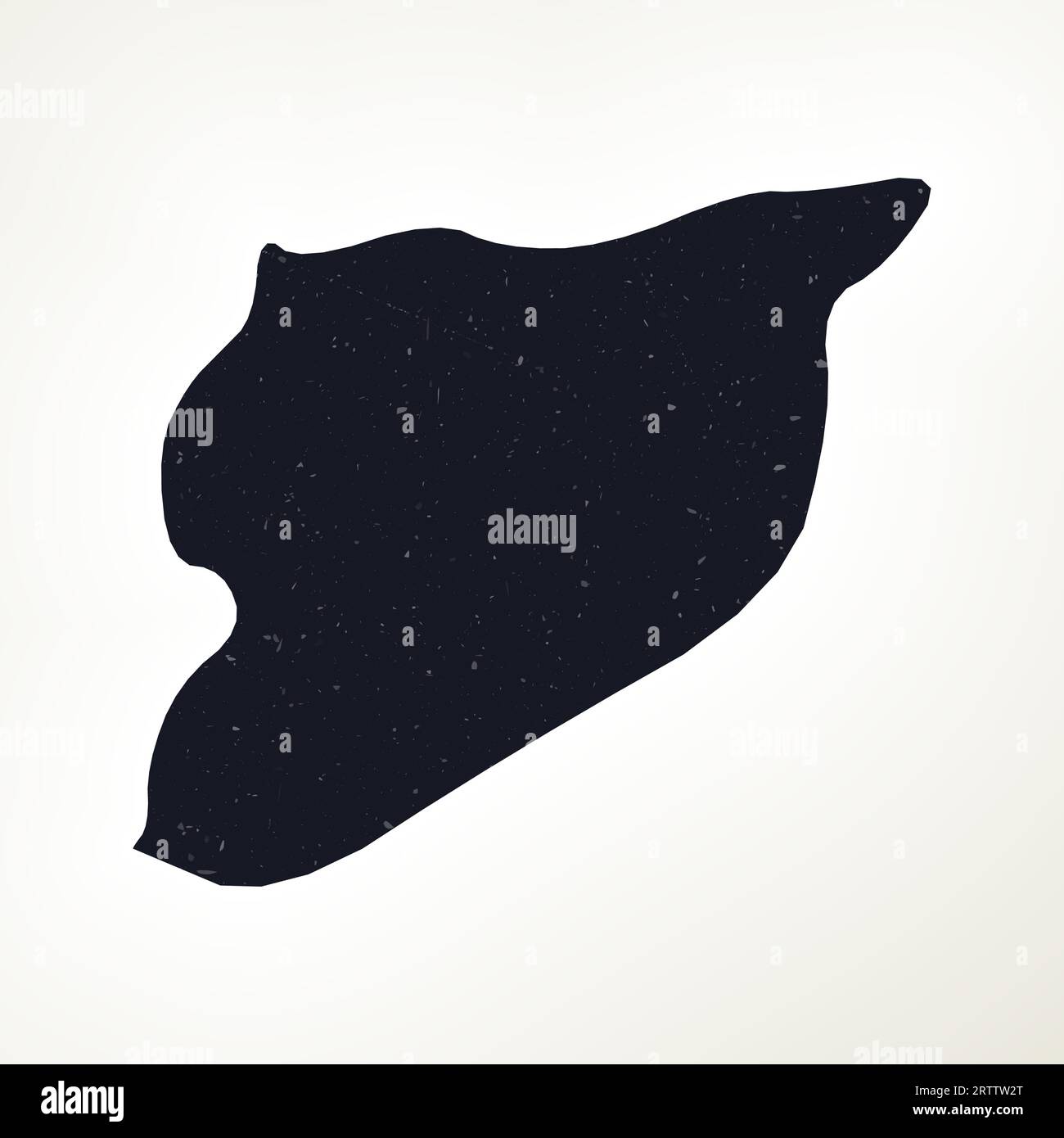 Syria shape on gradient background. Country map with scratch texture ...