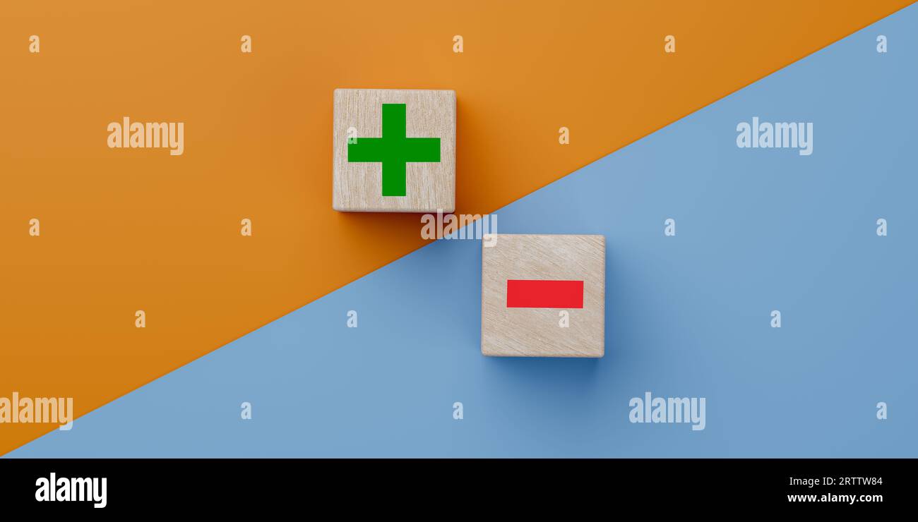 Pros cons versus choice different hi-res stock photography and images ...