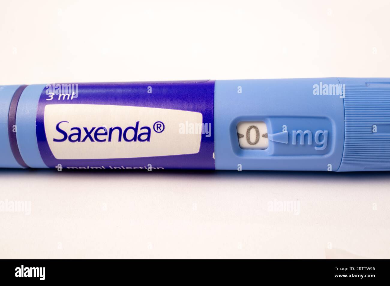 photo of diabetic pen injection on skin Stock Photo - Alamy