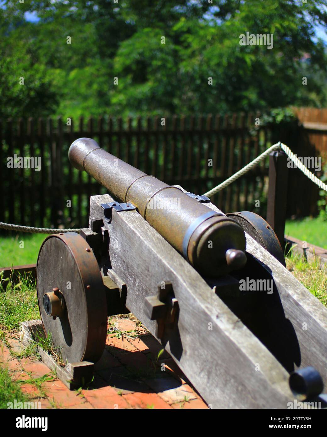 Medieval German cannon outdoors in the sunlight Stock Photo - Alamy
