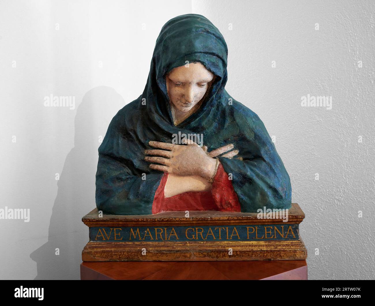 Madonna Addolorata - cartapesta dipinta - manifattura toscana tra il ...