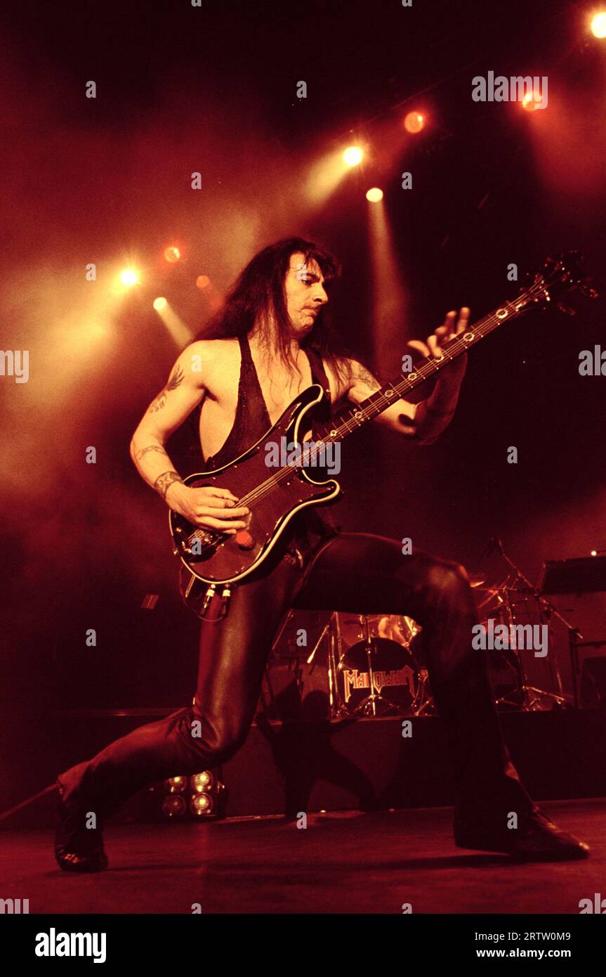 Milan Italy 1997-06-07: Joey DeMaio bassist of the Manowar group in ...