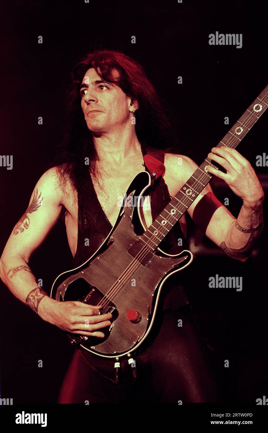 Milan Italy 1997-06-07: Joey DeMaio bassist of the Manowar group in ...