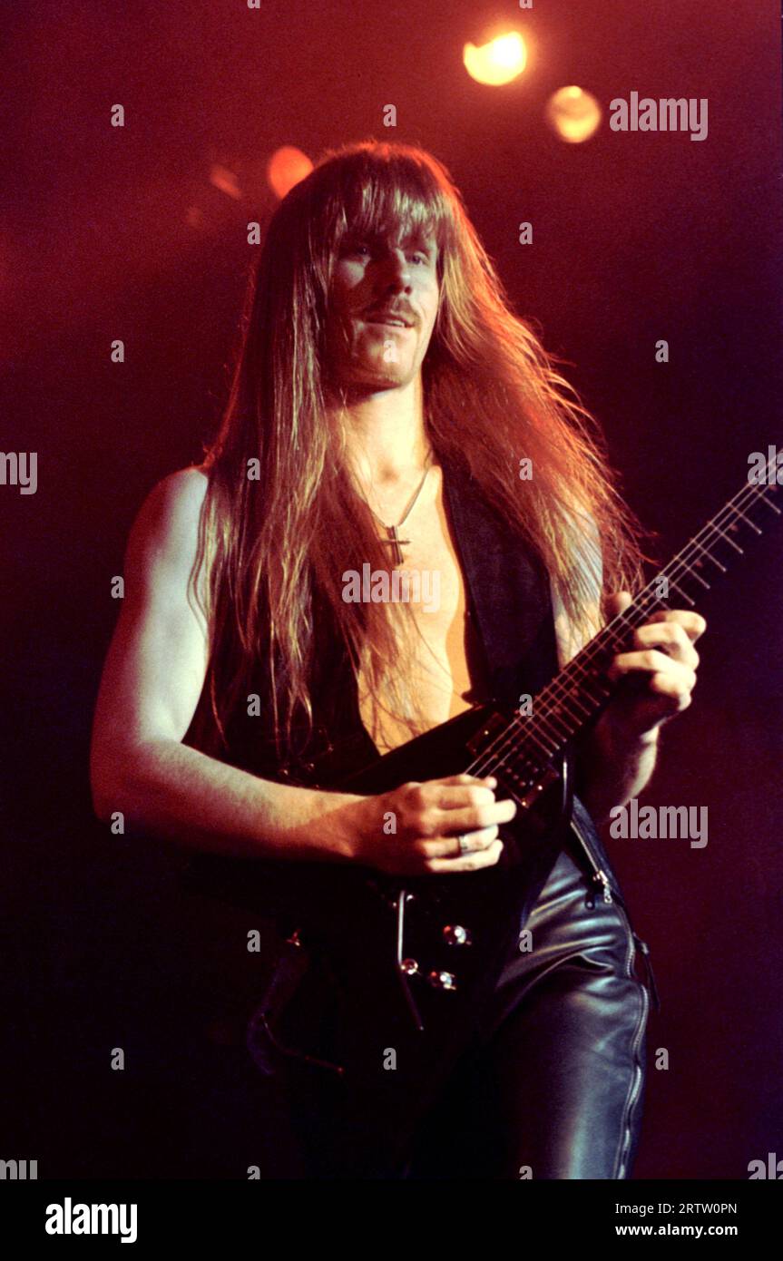 Milan Italy 1997-06-07: Karl Logan guitarist of the Manowar group in ...