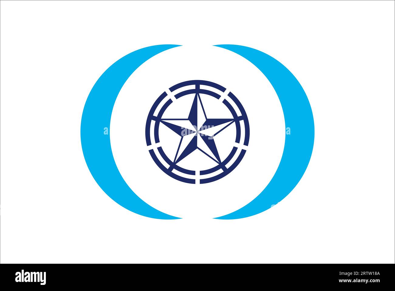 Flag of the city of Ebetsu Stock Photo - Alamy