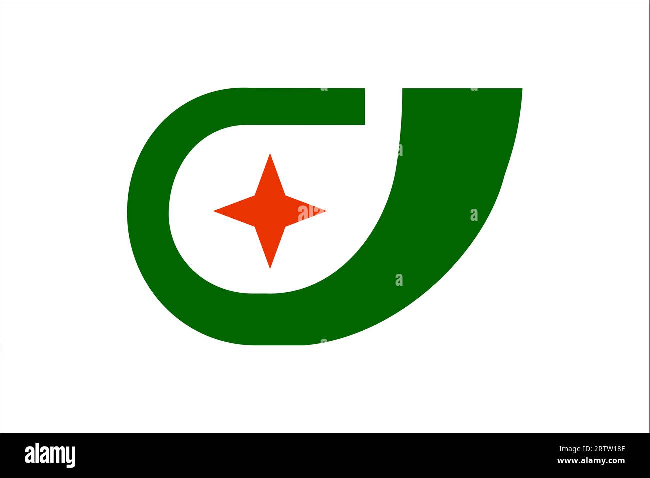 Flag of the ward of Chuo Stock Photo - Alamy