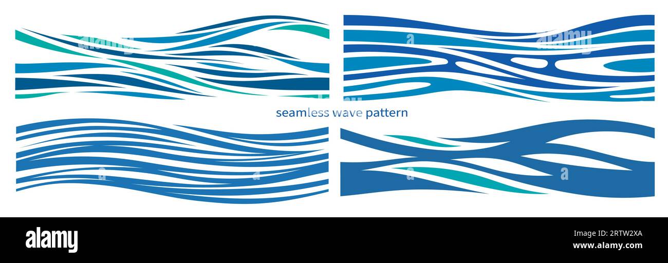 Seamless water sea surface texture Cut Out Stock Images & Pictures - Alamy