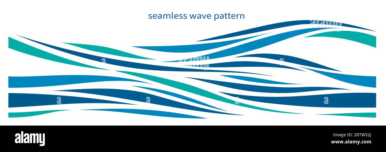 Seamless wavy curve wave free form Stock Vector Image & Art - Alamy