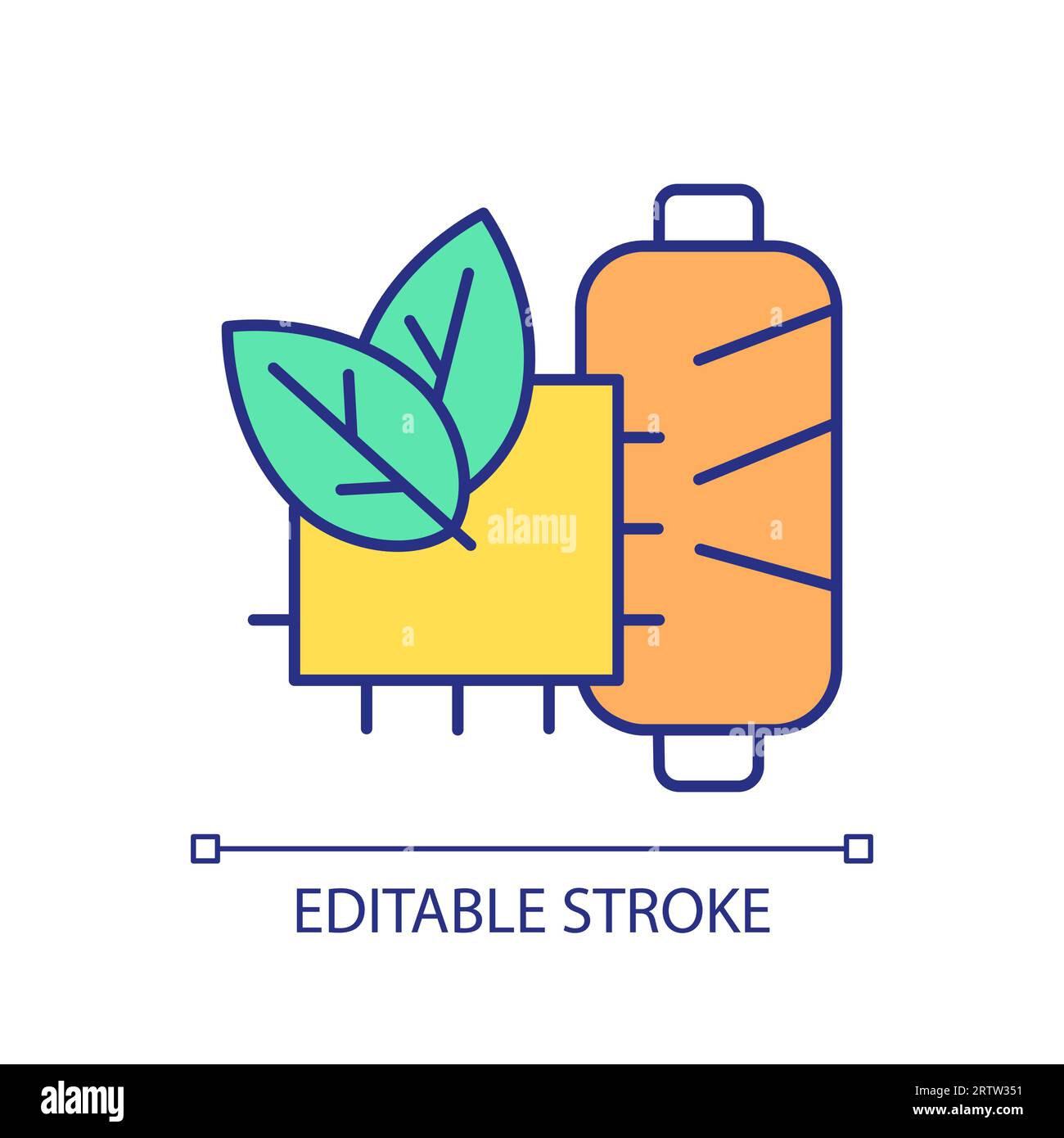 2D thin linear colorful consumer health icon Stock Vector Image & Art - Alamy