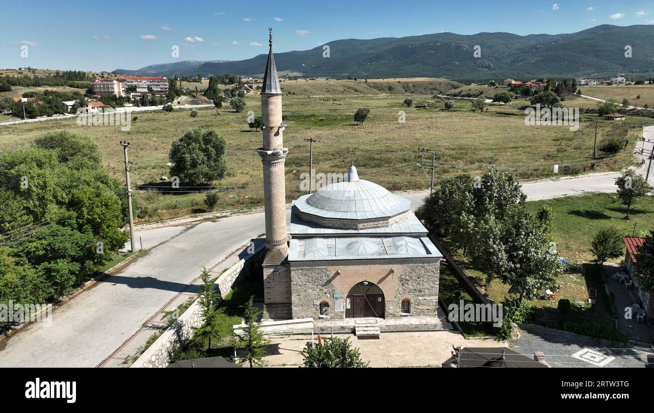 Alaeddin Keykubat Mosque is located in the Yoncali district of Kutahya ...