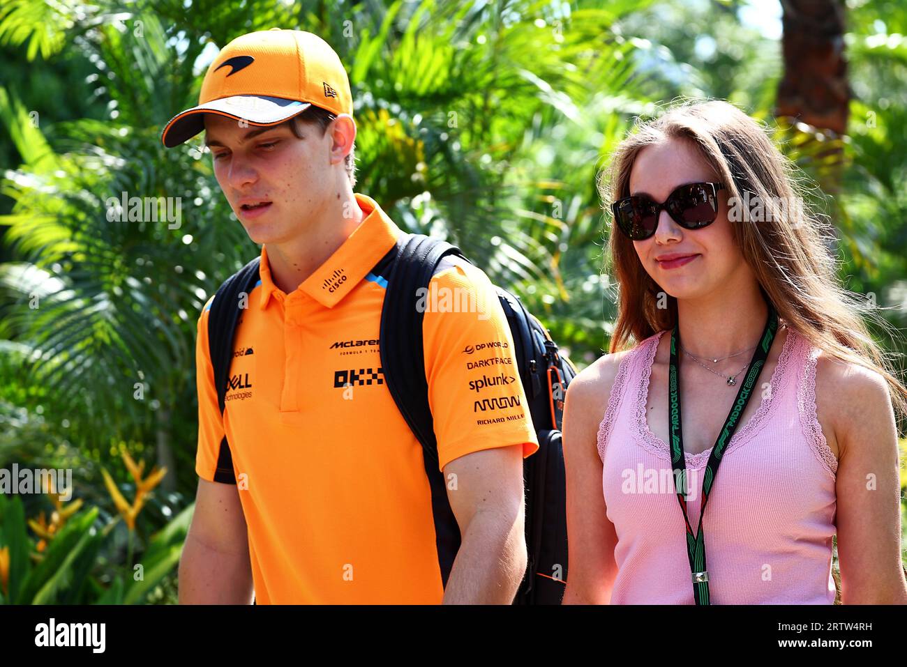 Singapore, Singapore. 15th Sep, 2023. (L to R): Oscar Piastri (AUS ...