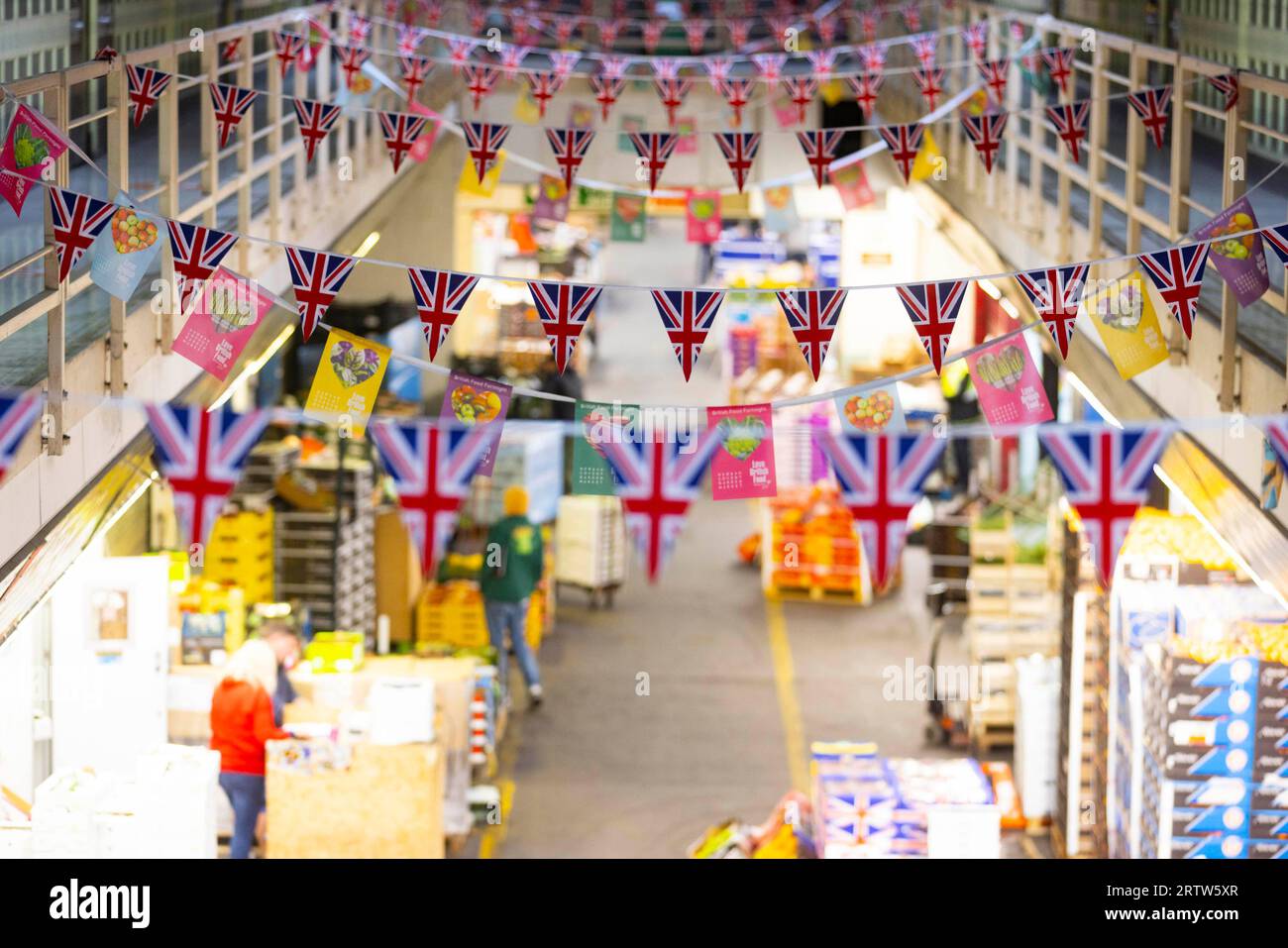 EDITORIAL USE ONLY New Covent Garden Market in London, which is an ...