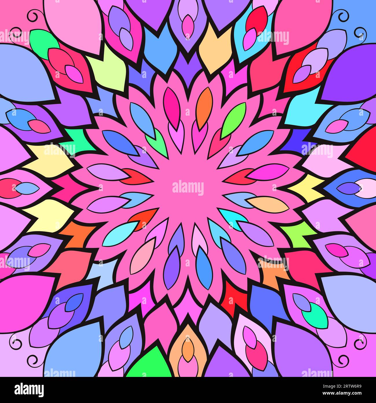 Abstract colored stained glass texture Stock Vector Images - Alamy