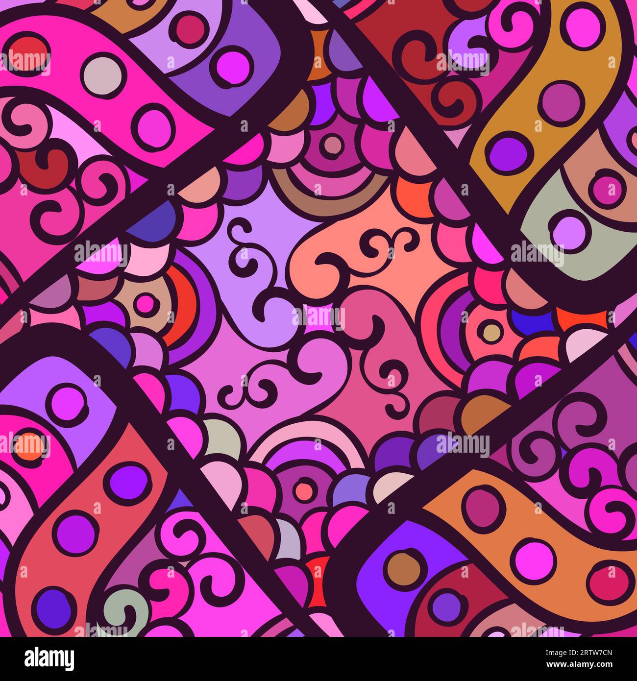 Abstract colorful background, Square ornament vector Stock Vector Image ...