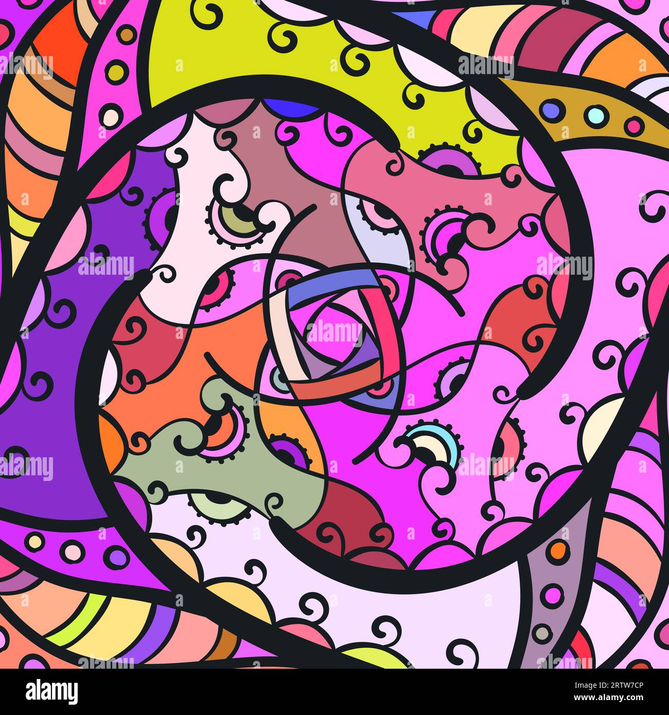 Abstract colorful background, Square ornament vector Stock Vector Image ...