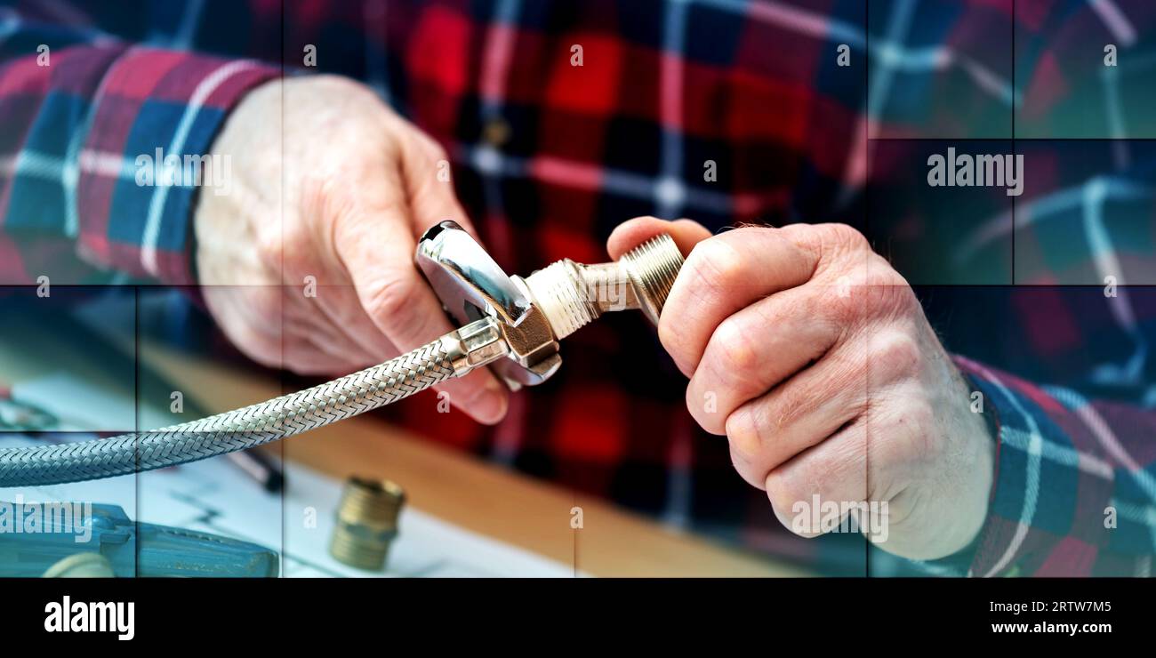 Pipe wrench pattern hi-res stock photography and images - Alamy