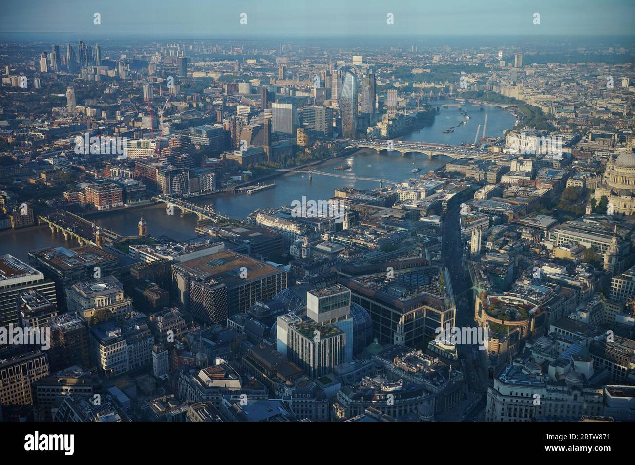 A view of the London skyline looking west from Horizon 22, London's ...