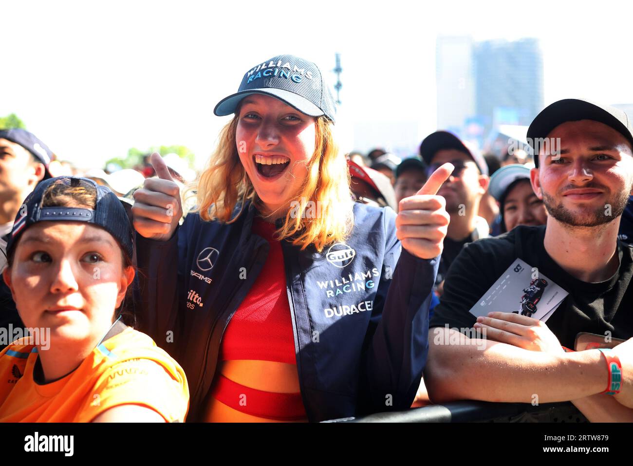 Williams at fanzone hi-res stock photography and images - Alamy
