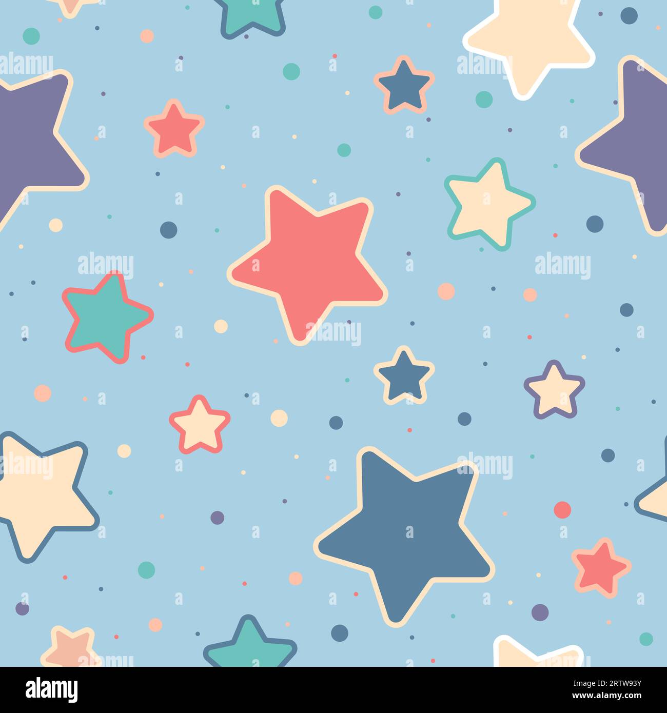 Starry festive pattern. Background template for postcards, greetings ...