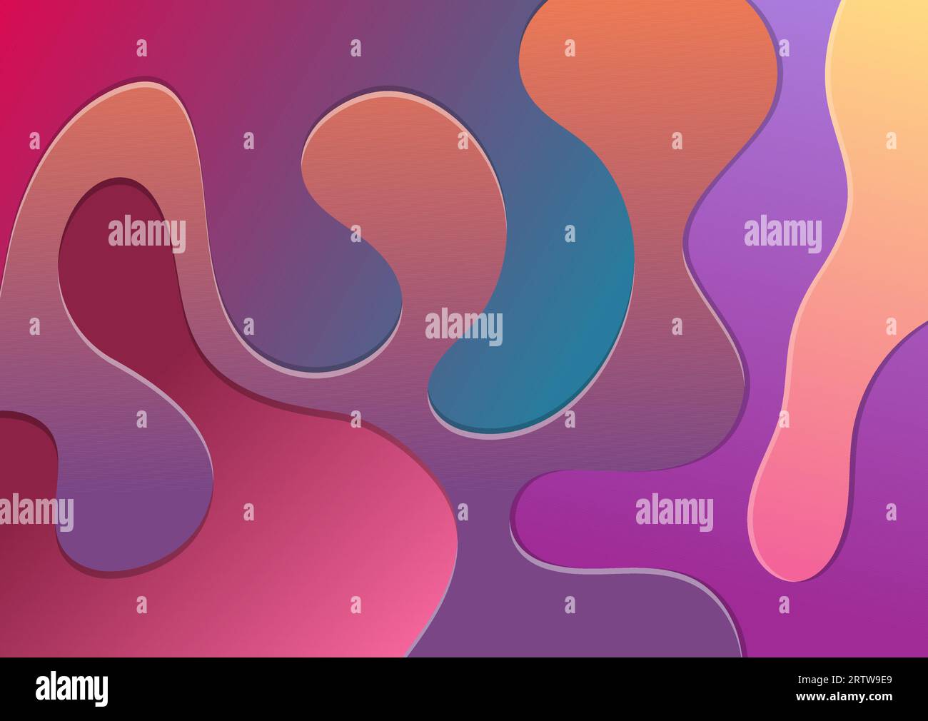 Abstract gradient background with 3D visualization. template for ...