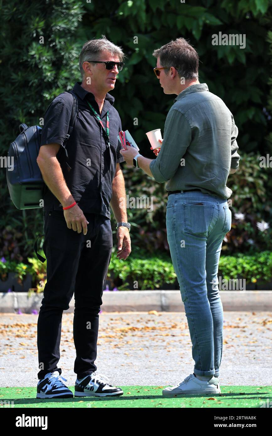 Singapore, Singapore. 15th Sep, 2023. (L to R): Graeme Lowdon (GBR ...