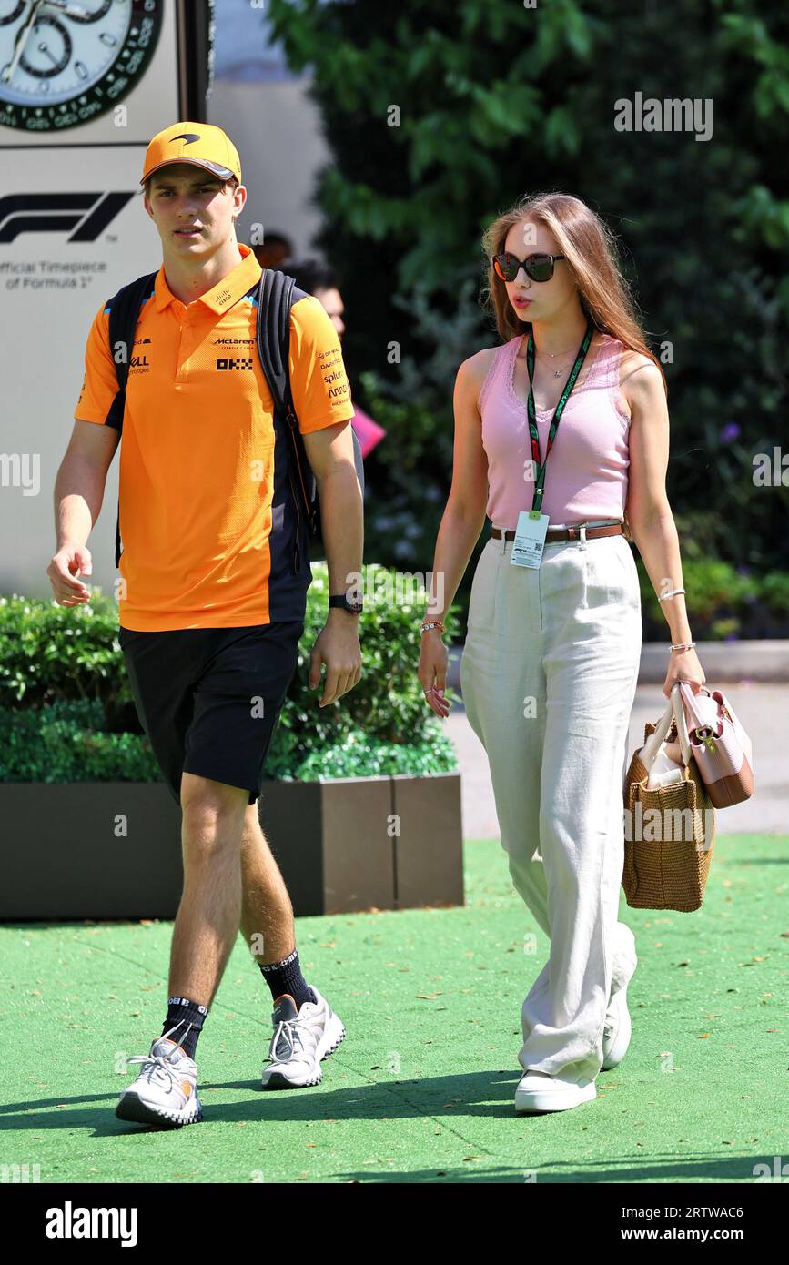 Singapore, Singapore. 15th Sep, 2023. (L to R): Oscar Piastri (AUS ...