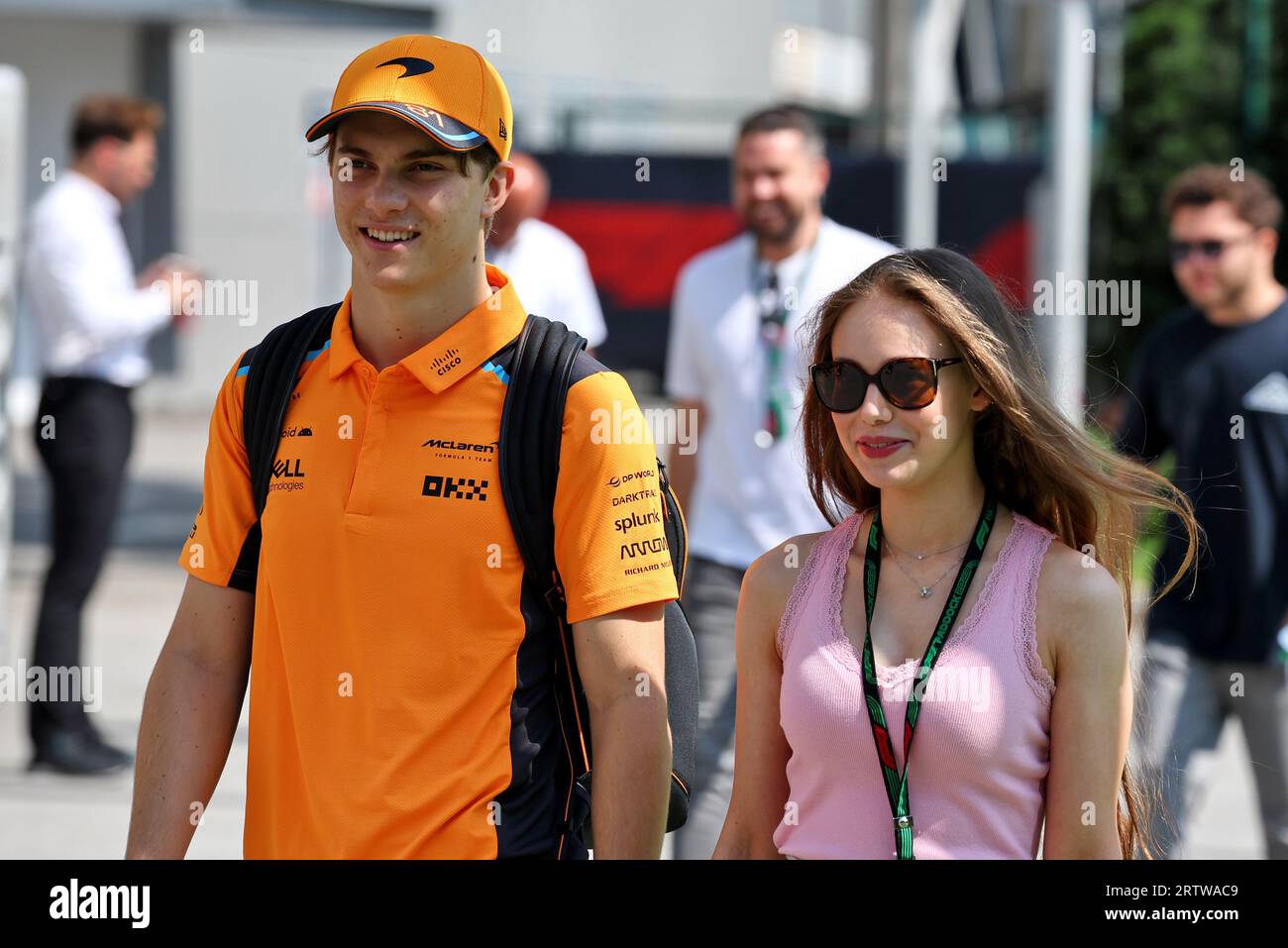 Singapore, Singapore. 15th Sep, 2023. (L to R): Oscar Piastri (AUS ...