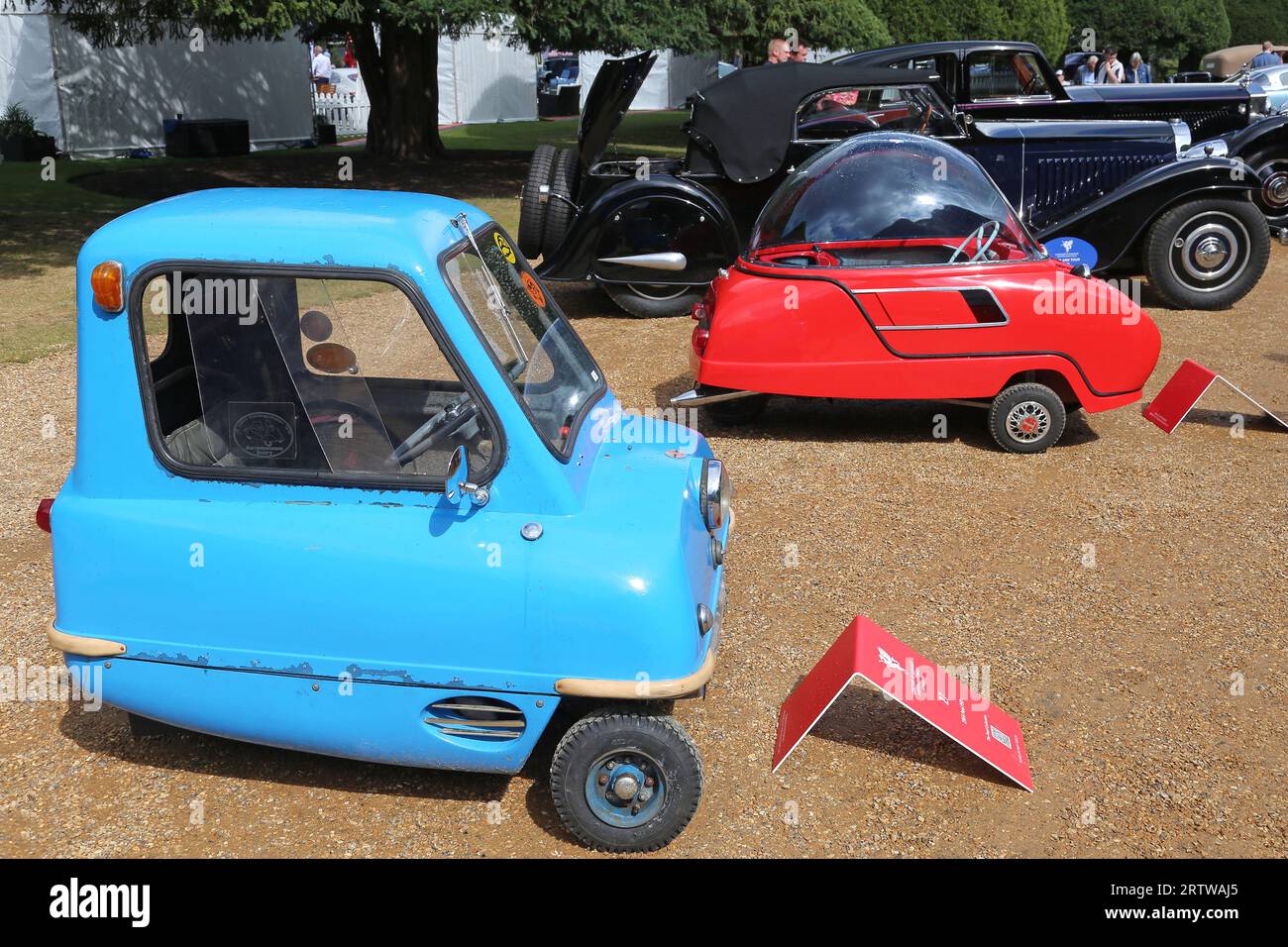 Peel P50 (1964) and Peel Trident (1964), Concours of Elegance 2023 ...