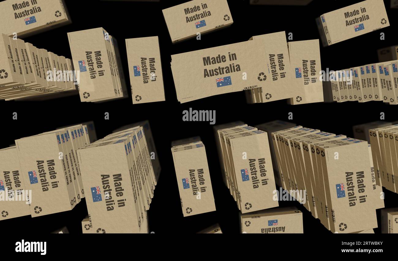 Made in Australia box production line. Manufacturing and delivery ...