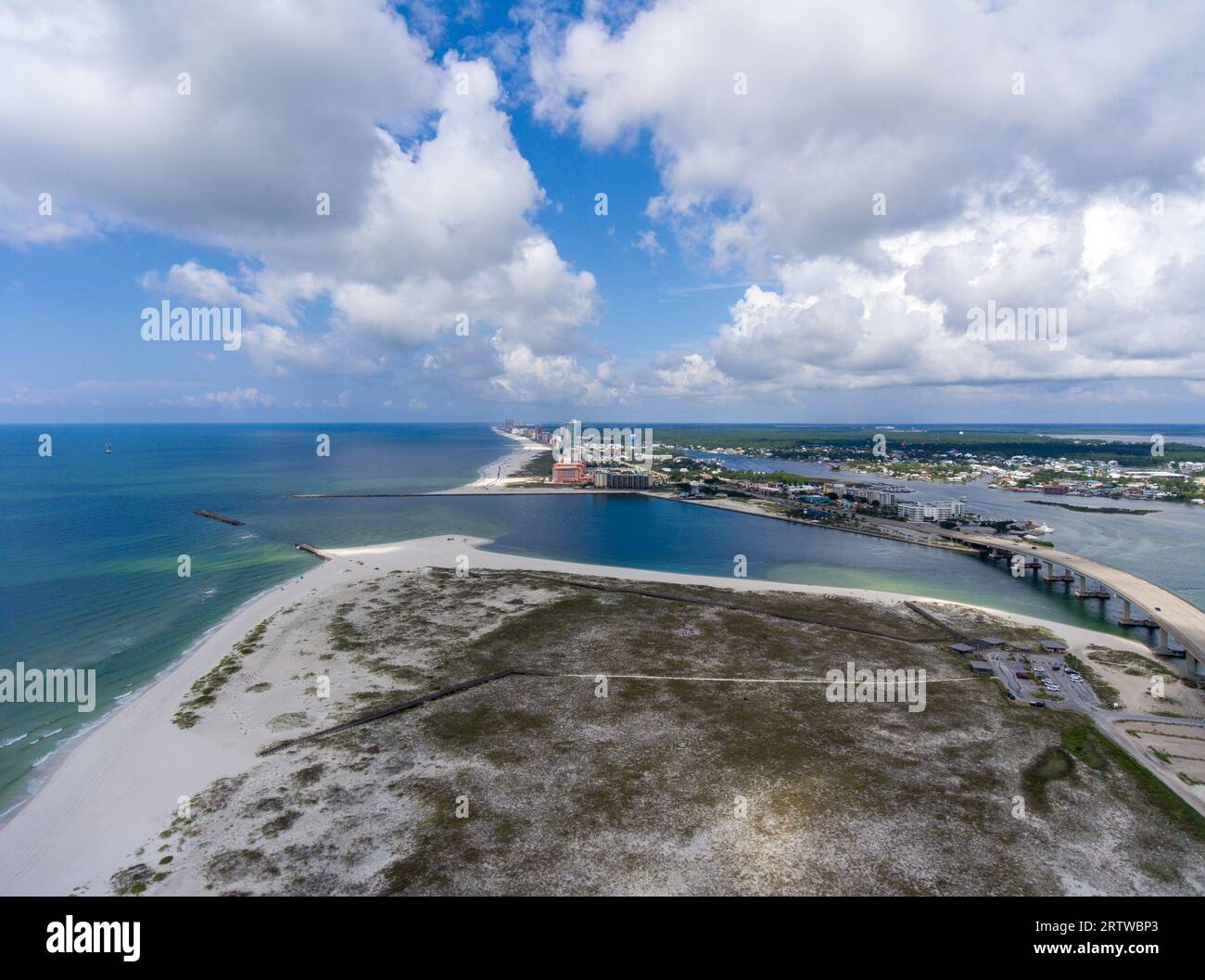 Orange beach bridge hi-res stock photography and images - Alamy