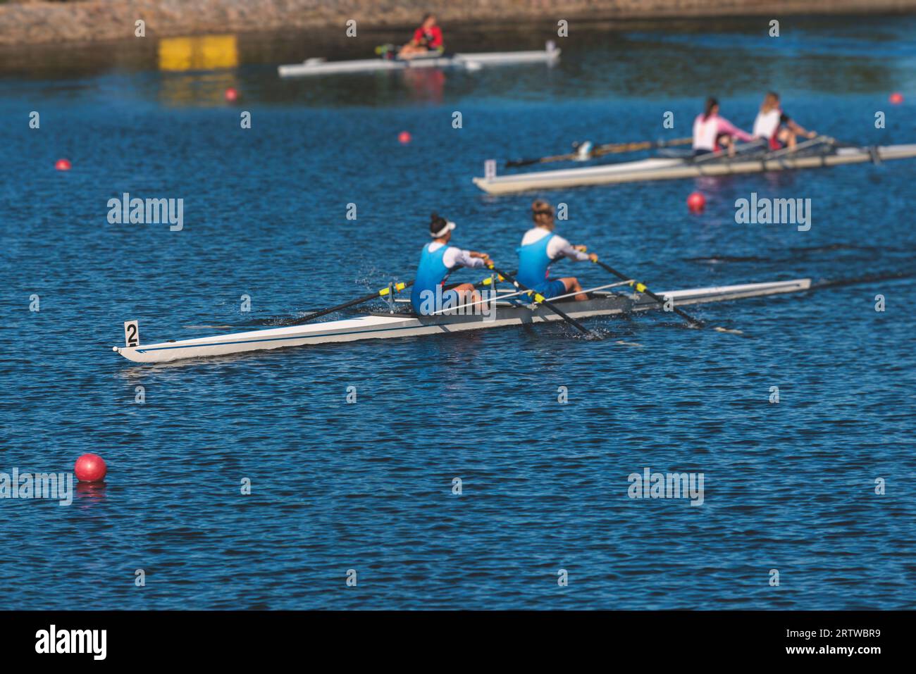 River canal boat boats oar oars hi-res stock photography and images - Alamy