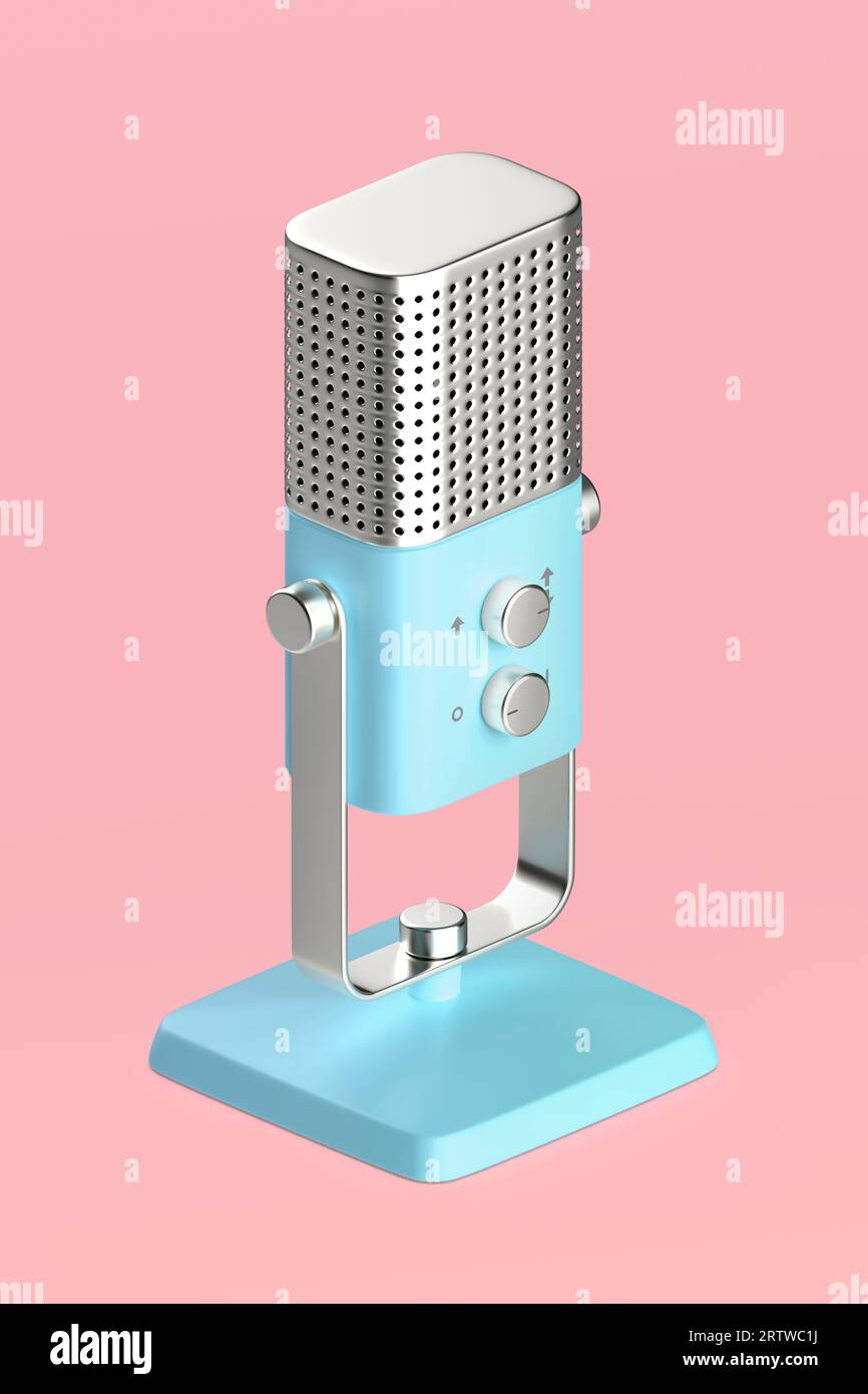 Isometric icon microphone hi-res stock photography and images - Alamy