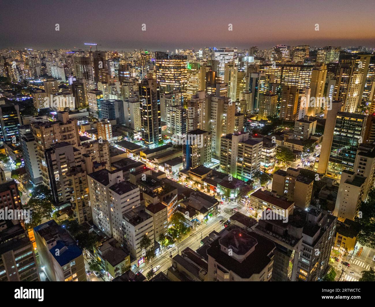 Aerial view dense residential hi-res stock photography and images - Alamy