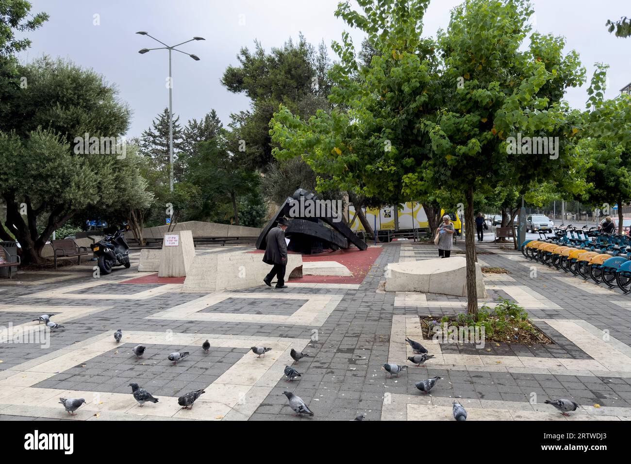 Denmark Square (Kikar Denya) in Beit HaKerem a neighborhood in ...