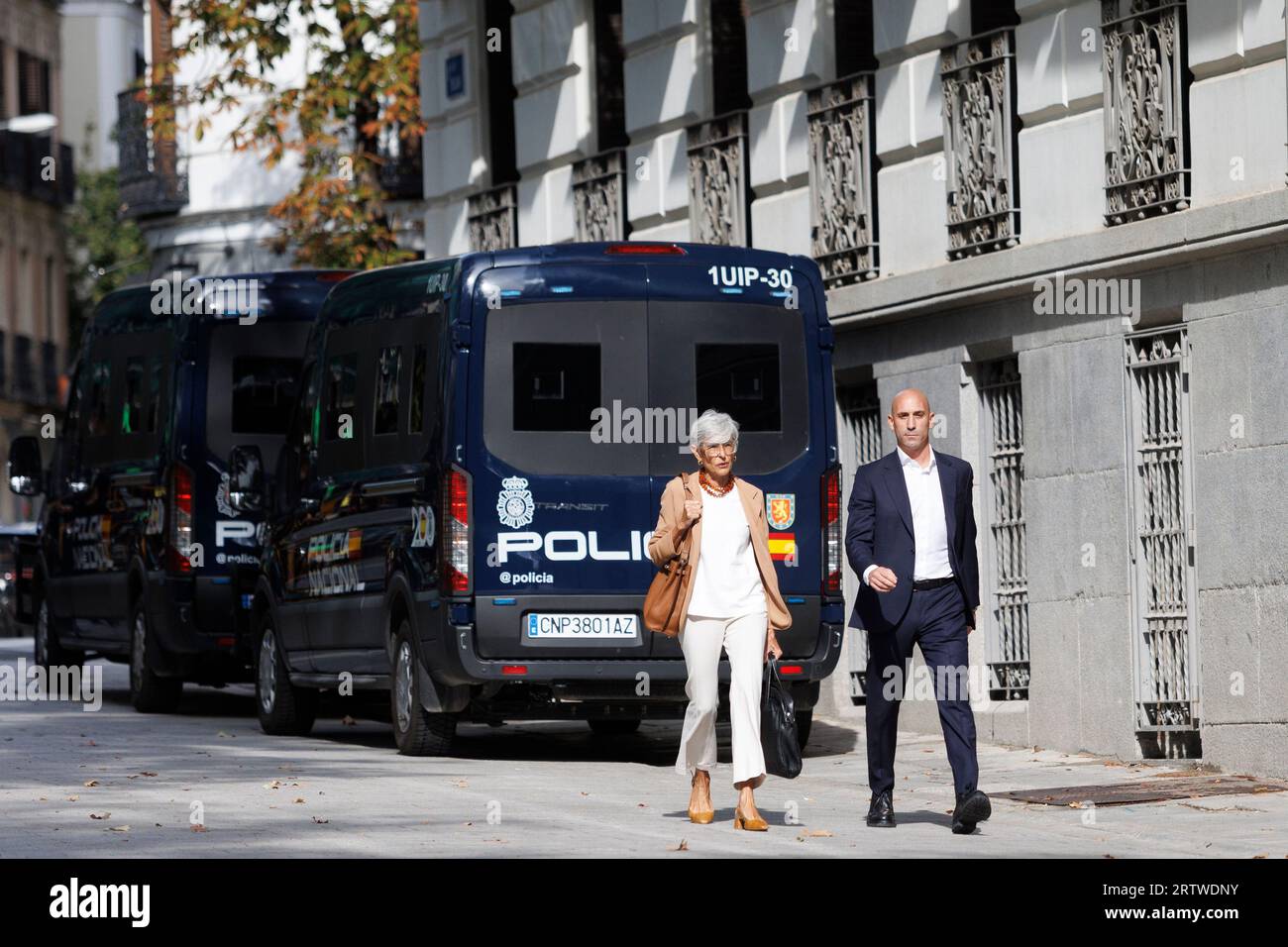 The former president of the Spanish soccer federation, Luis Rubiales ...