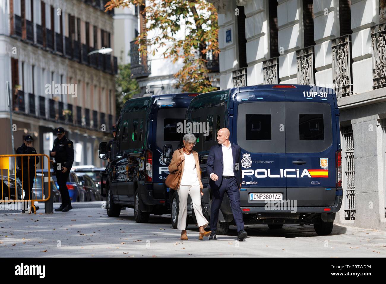 The former president of the Spanish soccer federation, Luis Rubiales ...