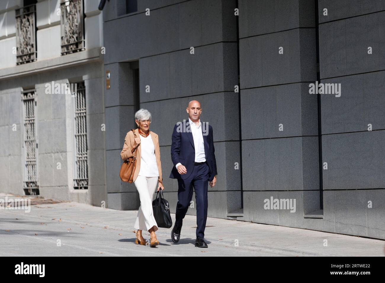 The former president of the Spanish soccer federation, Luis Rubiales ...