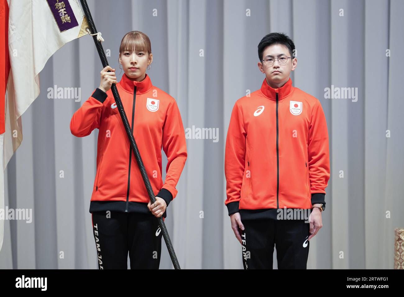 Tokyo, Japan. 15th Sep, 2023. (L-R) Misaki Emura, Masaya Endo (JPN ...