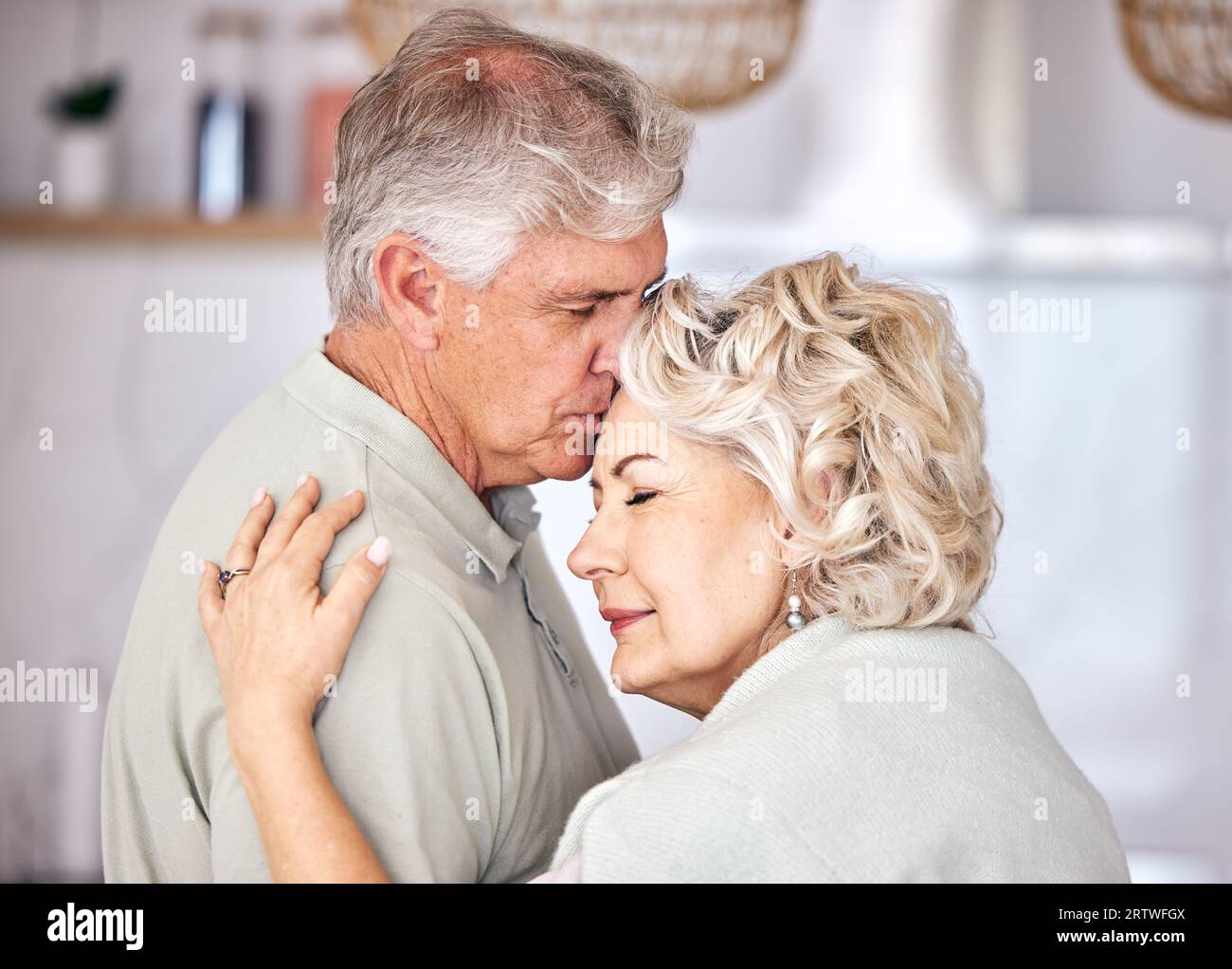 Forehead Kiss And Hug