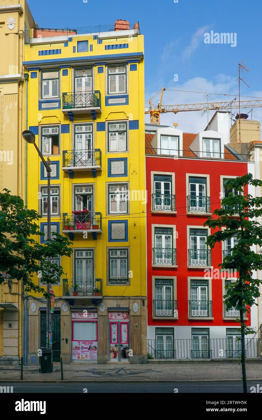 Portugal, Lisbon: colorful tile facade in Lisbon. Photo © Fabio ...