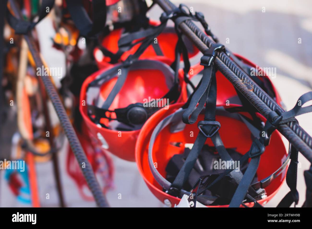 Equipment for climbing sport outdoor, rock climbing alpinism ...