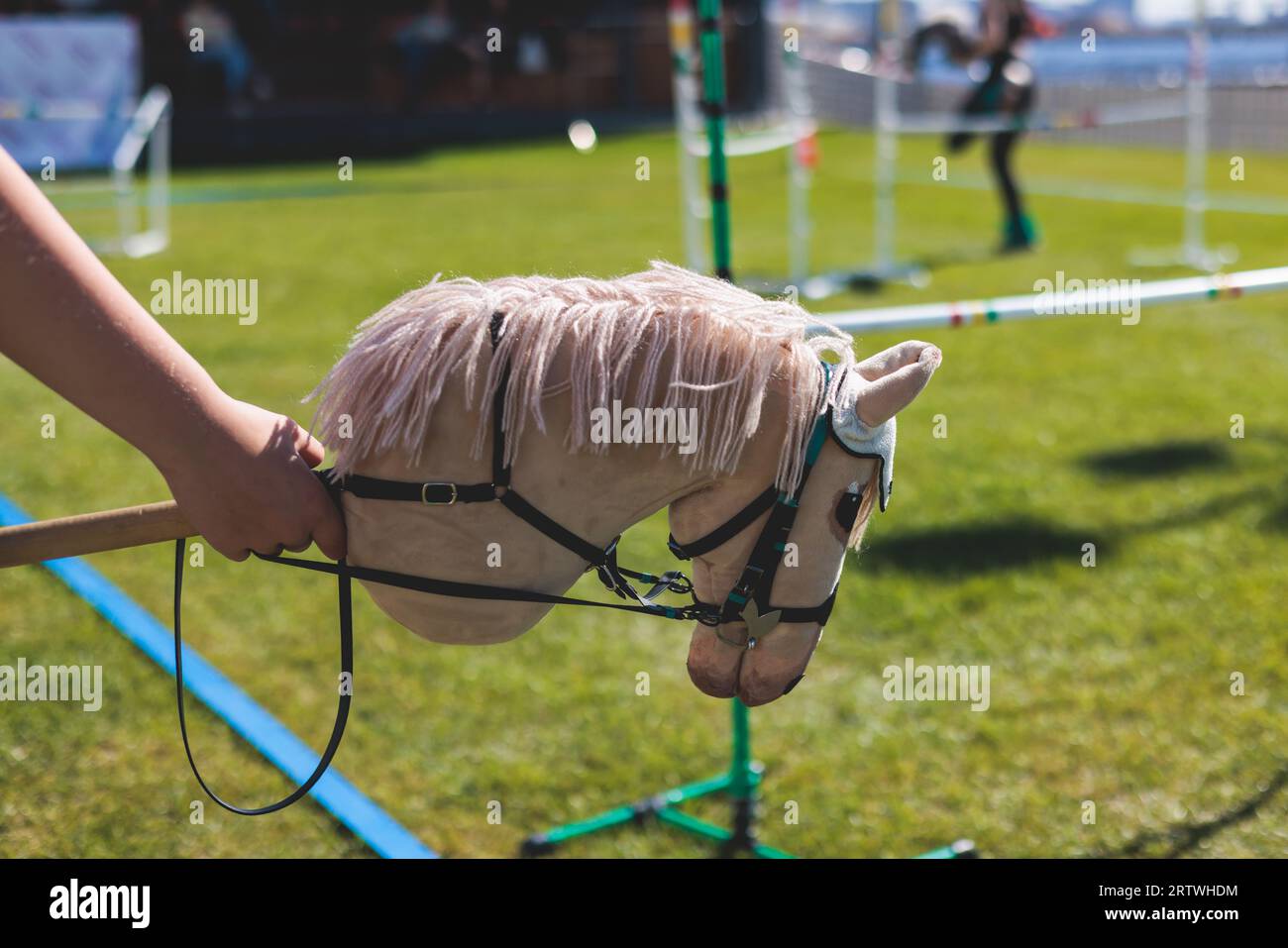 Jockey kids competition jump hi-res stock photography and images - Alamy